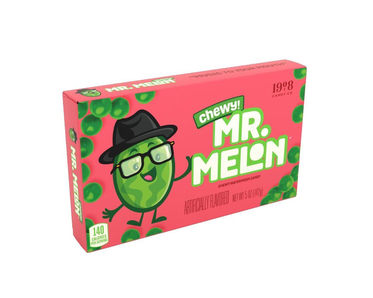 Mr. Melon Watermelon Candy 5 oz. Theater Box | Chewy Watermelon Candy ...