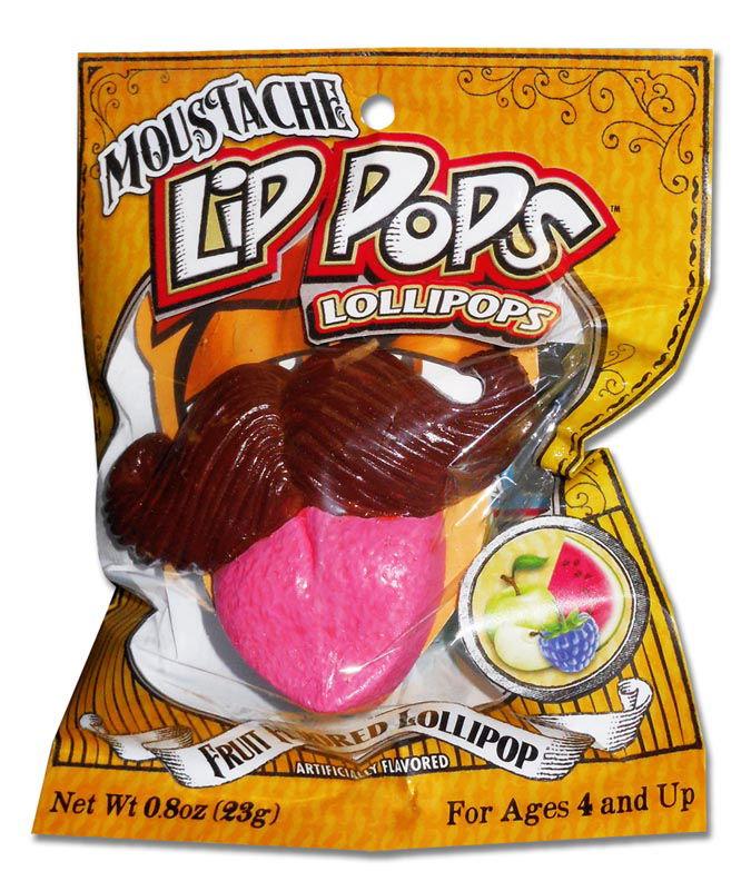 Mustache Lip Pops - 12 / Box – Candy Favorites