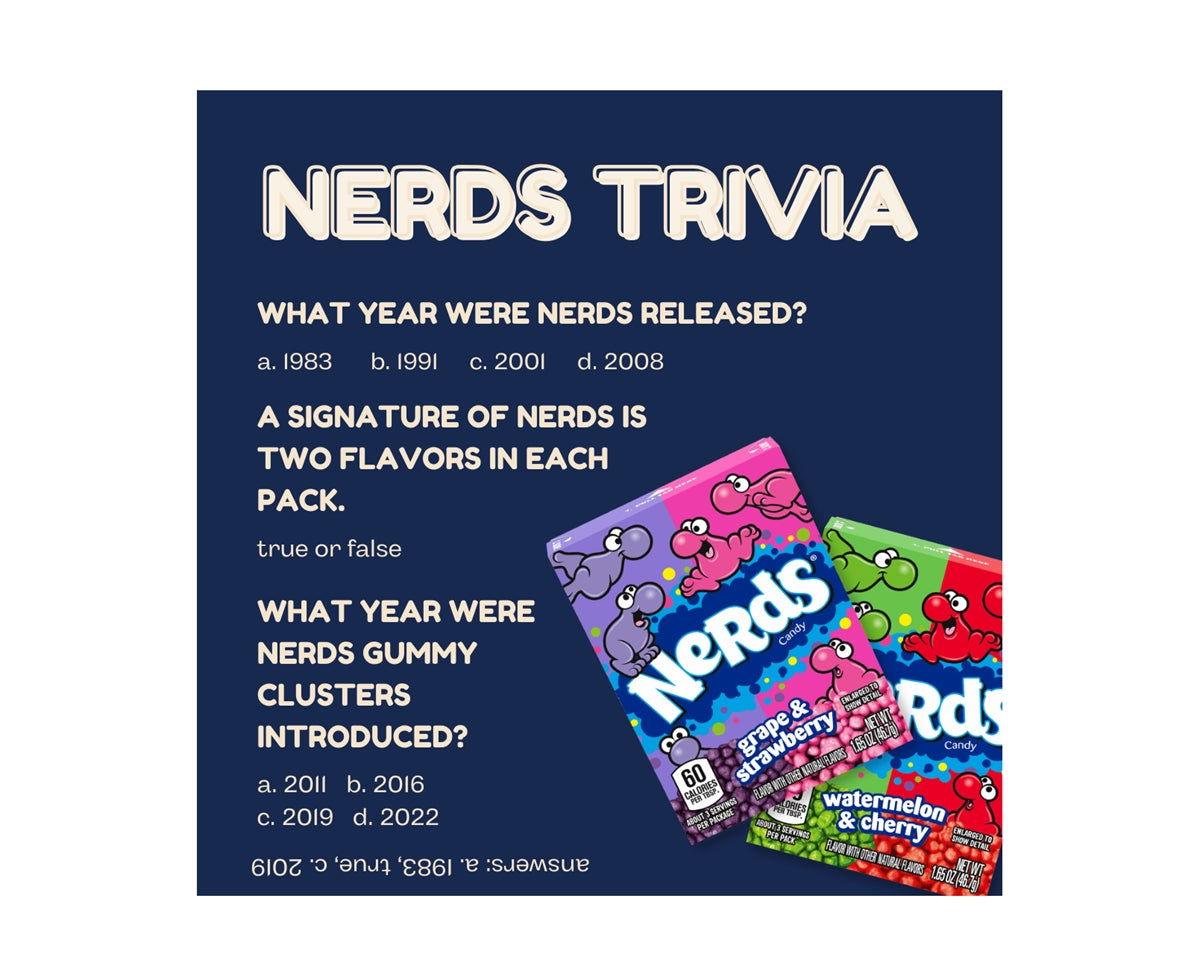 Nerds Grape and Strawberry 1.65 oz. Box - 36 / Box – Candy Favorites