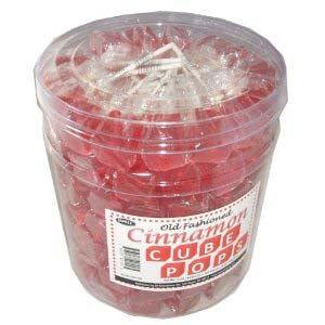Old Fashioned Cinnamon Cube Lollipops - 100 / Case – Candy Favorites