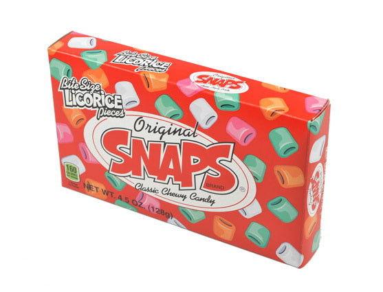 Original SNAPS Classic Chewy Candy 4.5 Ounce Box - 12 / Case – Candy ...
