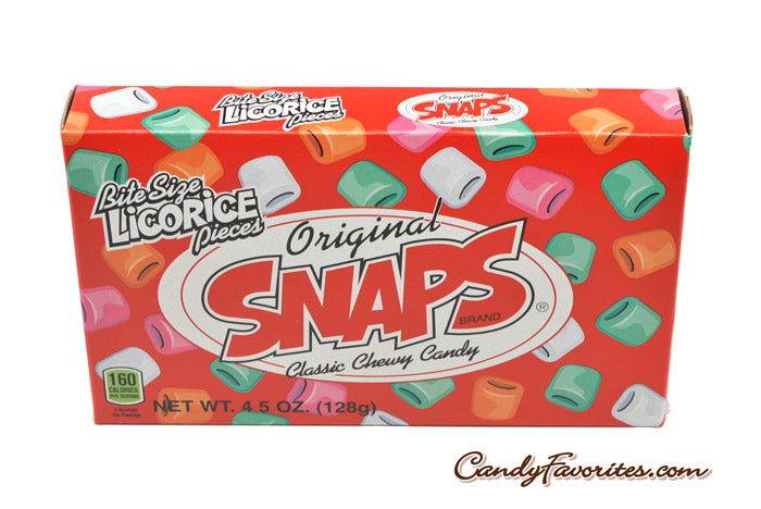 Original SNAPS Classic Chewy Candy 4.5 Ounce Box - 12 / Case – Candy ...
