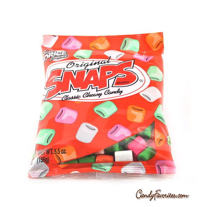 Original SNAPS Classic Chewy Candy 5.5 Ounce Bags - 12 / Case – Candy ...