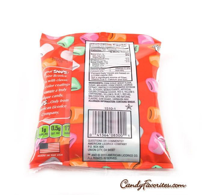 Original SNAPS Classic Chewy Candy 5.5 Ounce Bags - 12 / Case – Candy ...