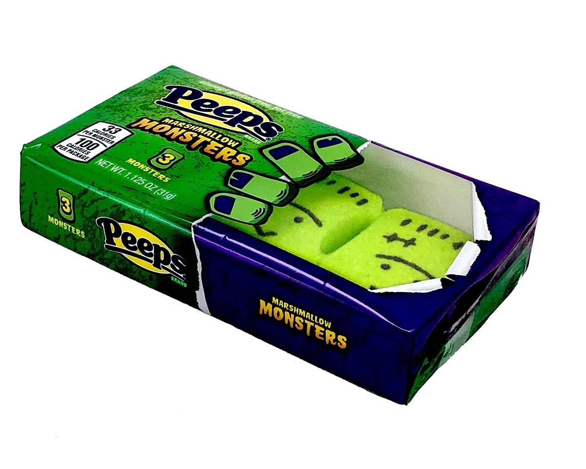 Peeps Marshmallow Monster 3 Packs - 6 / Box – Candy Favorites