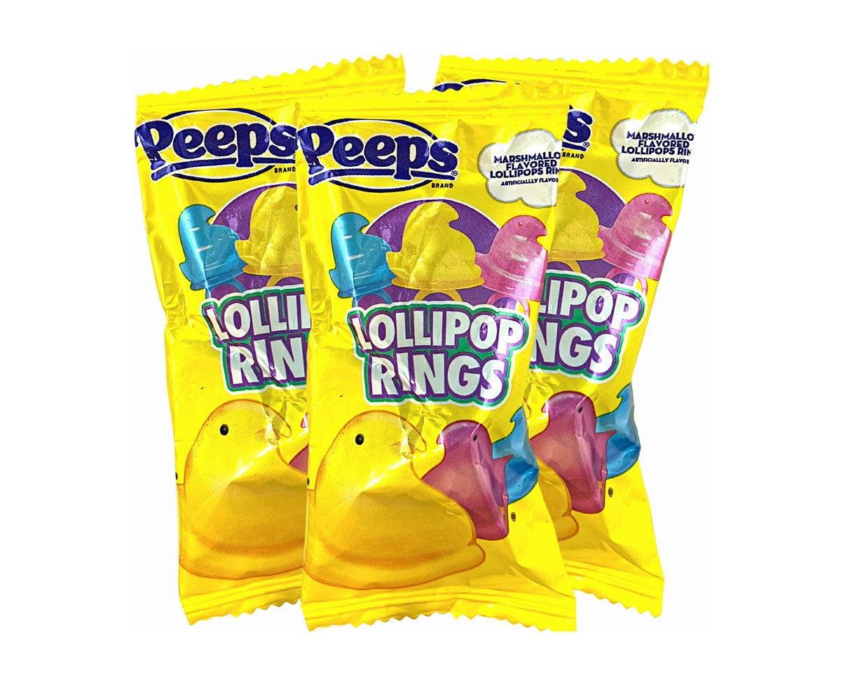 Imaginings Peeps Single Lollipop Rings - 24 / Box – Candy Favorites