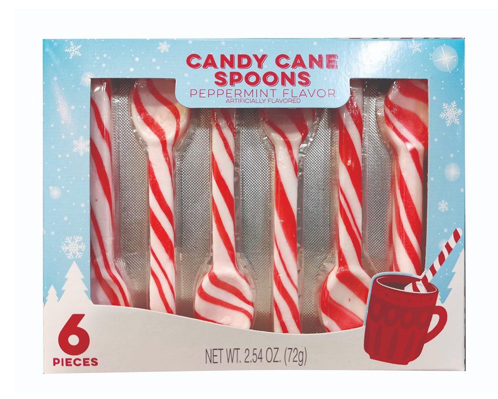 Peppermint Candy Spoons 6 Count Tray - 12 / Box – Candy Favorites