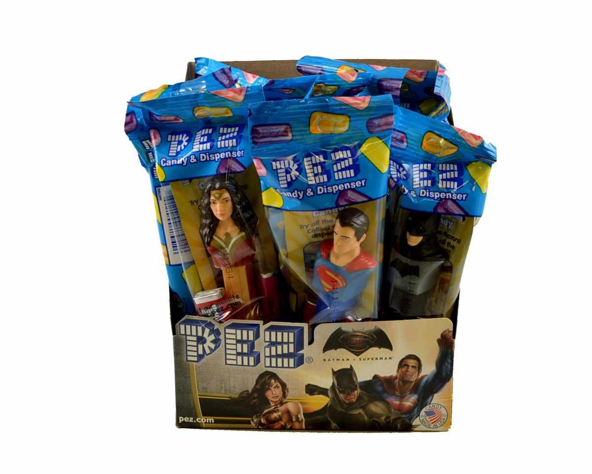 Batman v Superman Dawn of Justice Pez Dispensers - 12 / Box – Candy ...