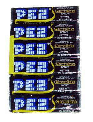 Pez Chocolate Flavored Candy - 12 / Box – Candy Favorites