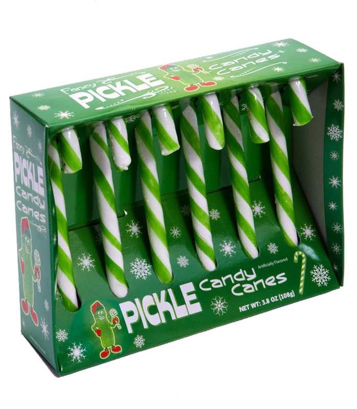 Archie McFee Pickle Candy Canes 6 ct. Box - 1 unit – Candy Favorites