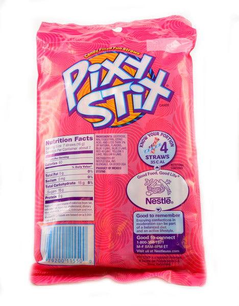 Pixy Stix Candy Filled Straws 4 Ounce Peg Bag - 12 / Case – Candy Favorites