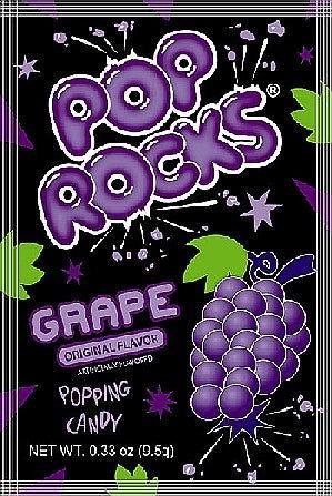 Pop Rocks Grape .33 oz. Popping Candy - 24 / Box – Candy Favorites