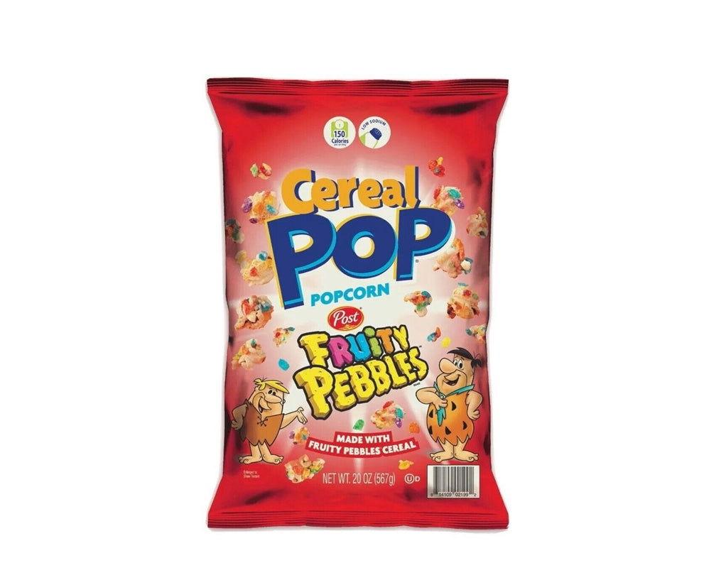 Post Cereal Pop Fruity Pebbles Popcorn 20 oz. Bag - 1 Unit – Candy ...