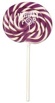 Purple and White Whirly Pops - 24 / Box – Candy Favorites