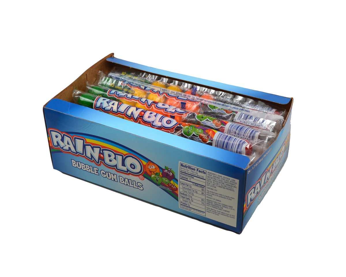 Rain-Blo Bubble Gum Balls - 24 / Box – Candy Favorites