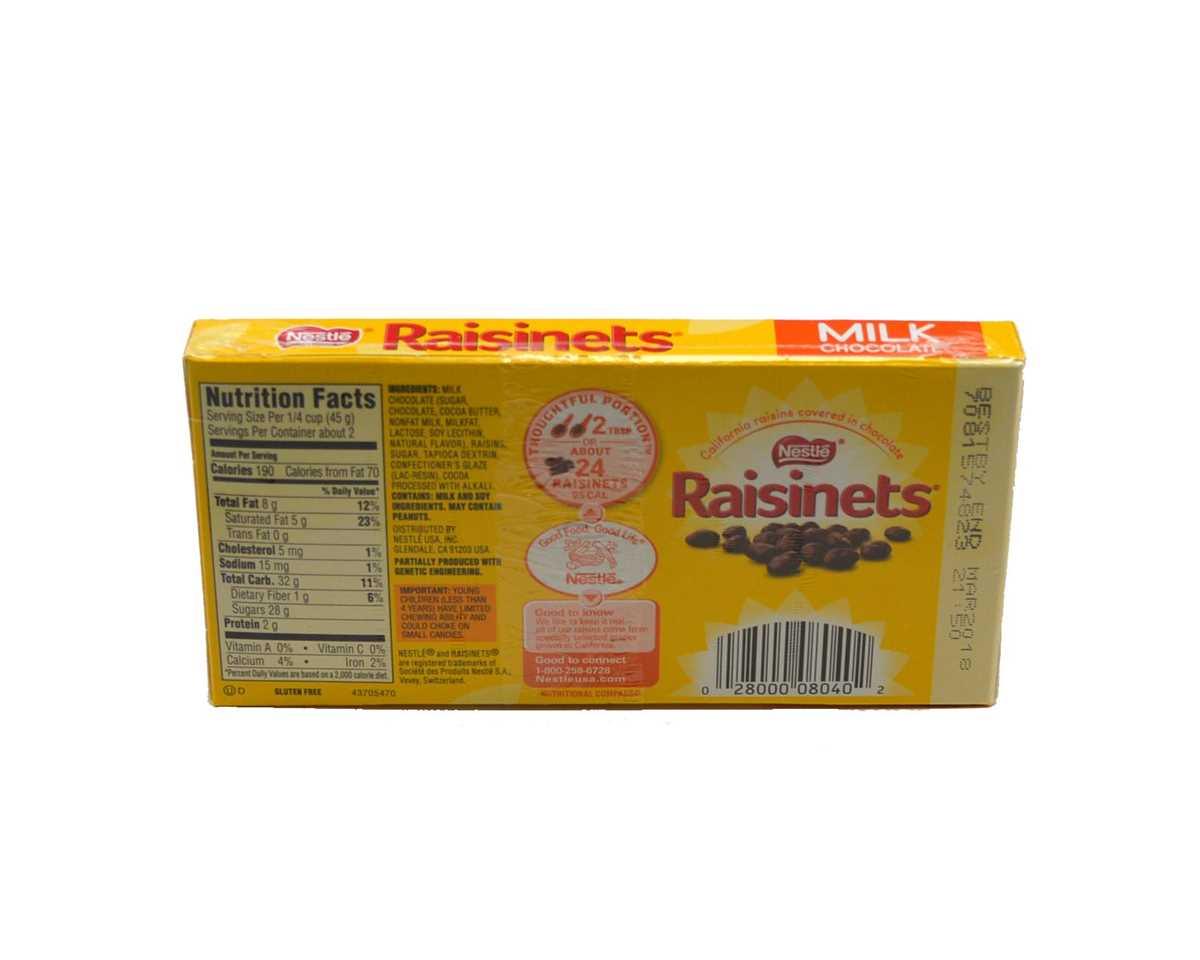 Raisinets 3.5 oz. Theater Size Concession Candy - 15 / Case – Candy ...