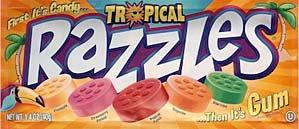 Razzles Tropical - 24 / Box – Candy Favorites