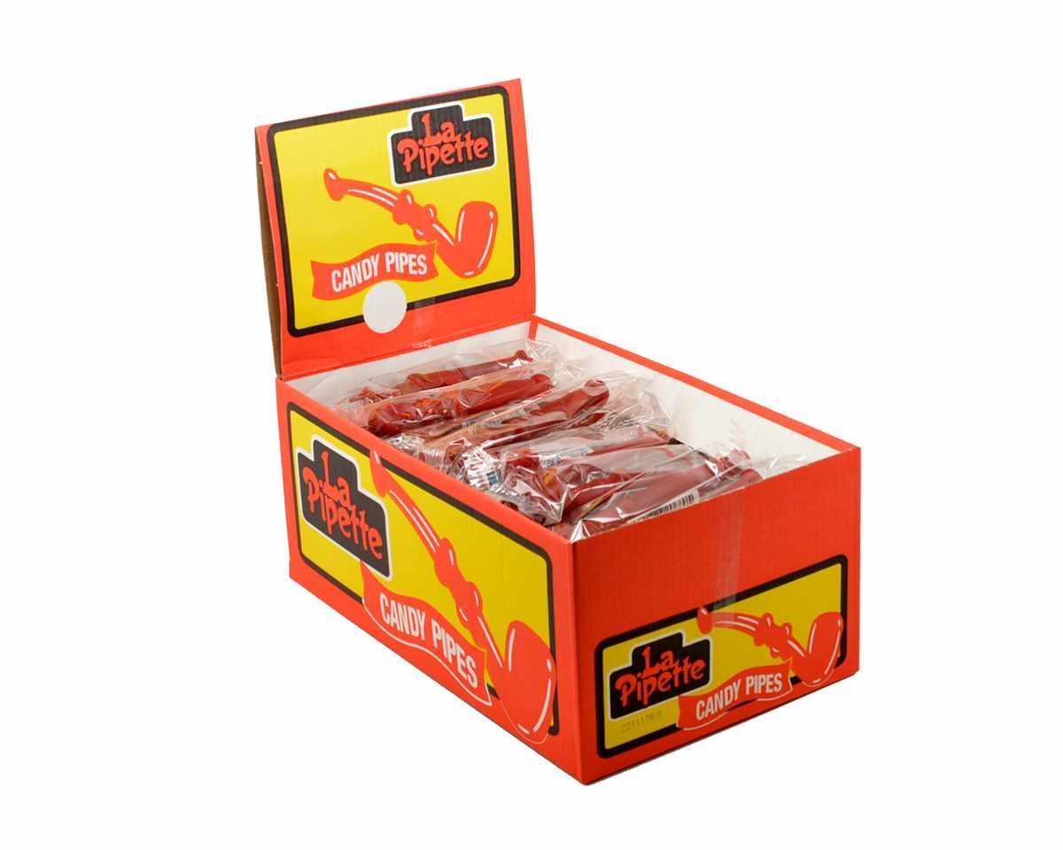 Cherry Red Licorice Pipes | La Pipette - 60 / Box – Candy Favorites