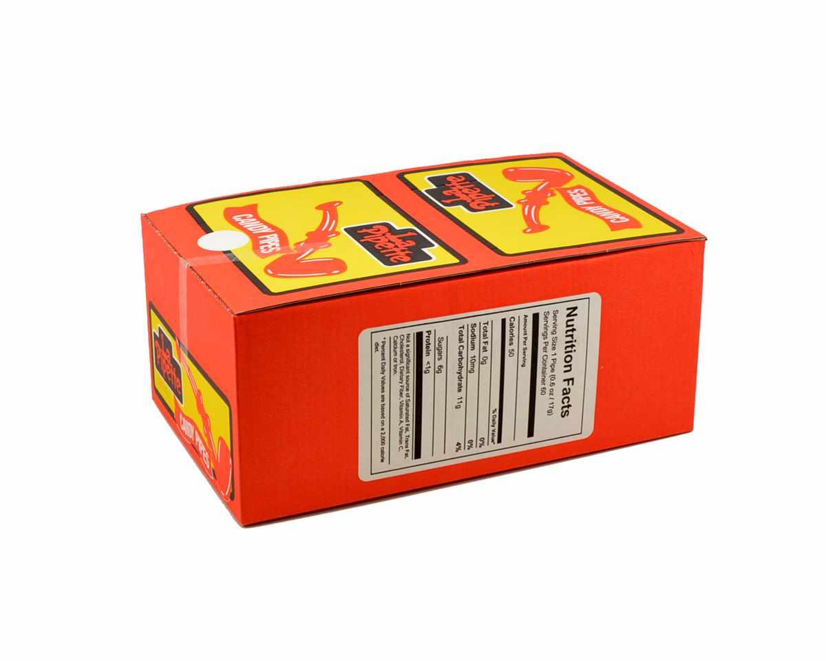 Cherry Red Licorice Pipes | La Pipette - 60 / Box – Candy Favorites