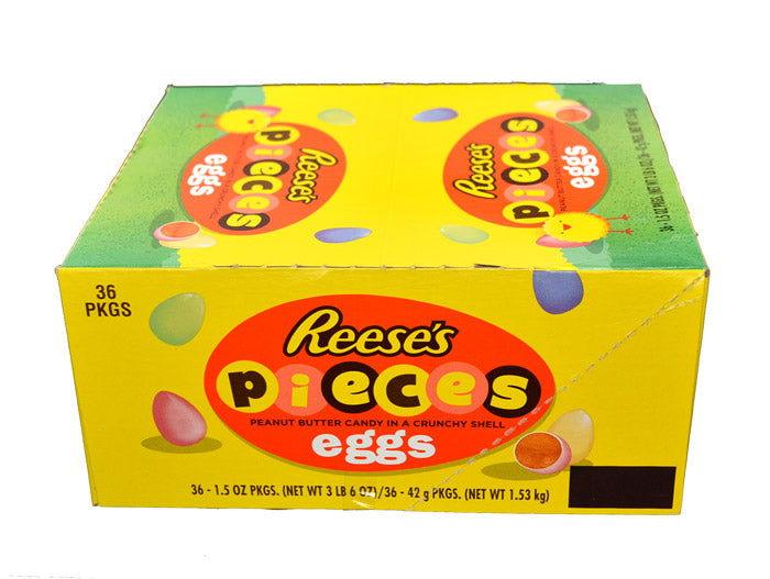 Reese's Pieces Peanut Butter Candy in a Crunchy Shell Eggs - 36 / Box ...