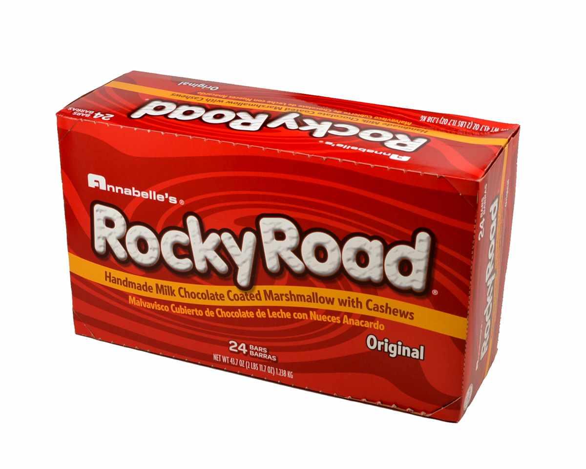 Rocky Road Candy Bar - 24 / Box – Candy Favorites
