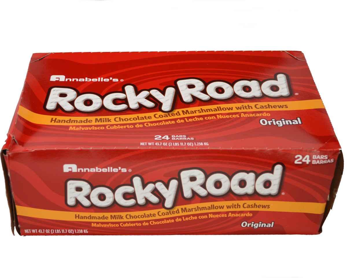 Rocky Road Candy Bar - 24 / Box – Candy Favorites