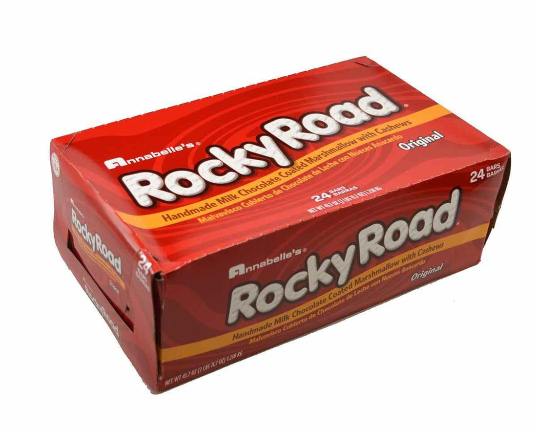 Rocky Road Candy Bar - 24 / Box – Candy Favorites