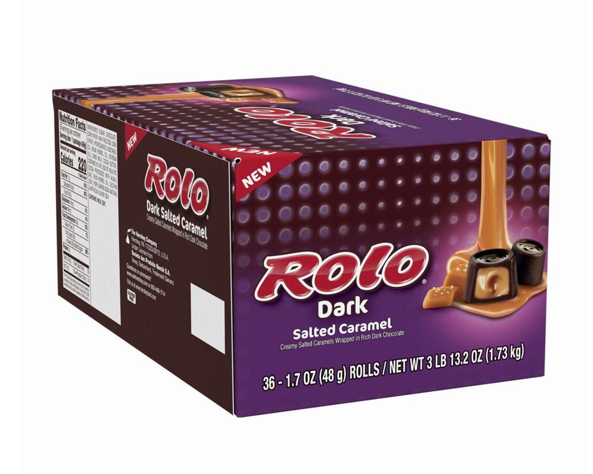 Rolo Dark Salted Caramel 1.70 oz. Rolls - 36 / Box – Candy Favorites