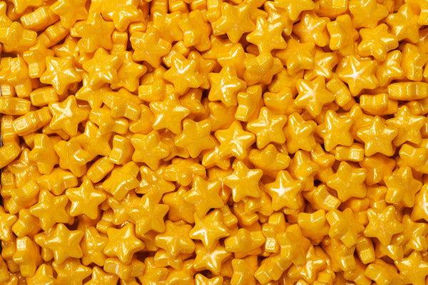 Shimmer Gold Stars - 2 lbs. – Candy Favorites