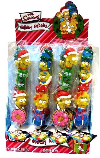 Simpsons Holiday Kabobs – Candy Favorites