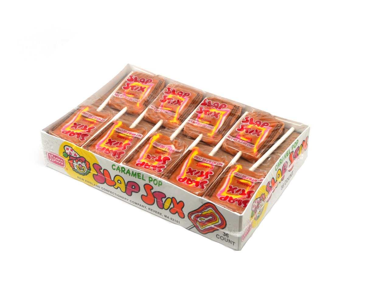 Slap Stix t Caramel Pops - 36 / Box – Candy Favorites