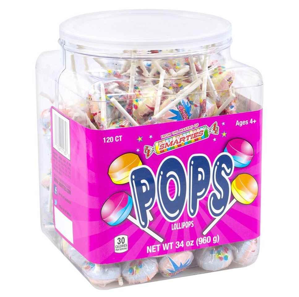 Smarties Pops Lollipops - 120 / Box – Candy Favorites