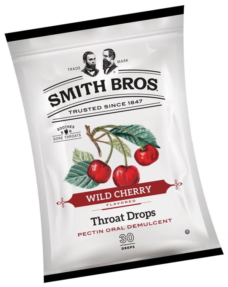 Smith Brothers Wild Cherry Cough Drops Bags - 6 / Case – Candy Favorites