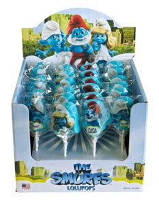 The Smurfs Lollipops - 24 / Box – Candy Favorites