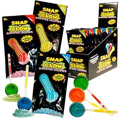 Snap n Glow Glow Stick Lollipops - 18 / Box – Candy Favorites