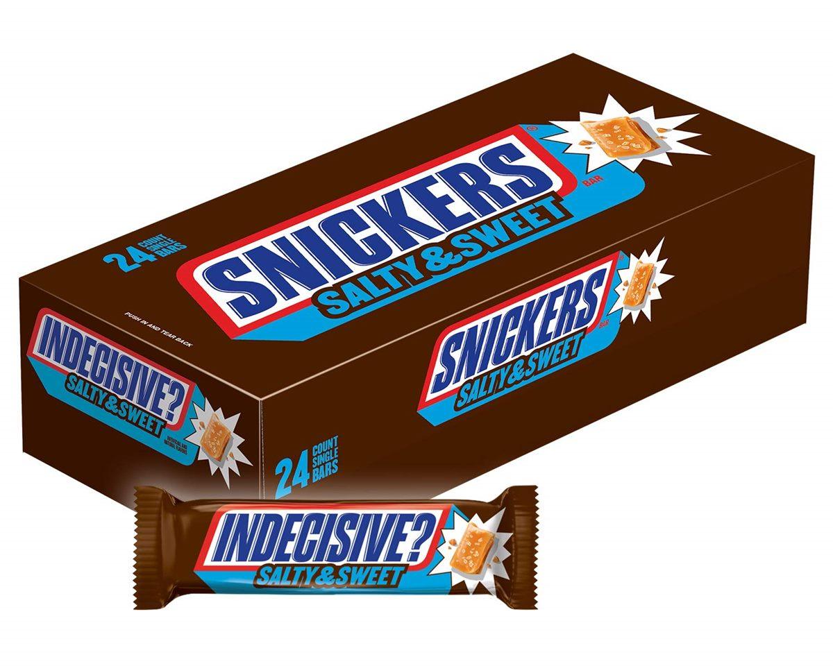 Snickers Salty and Sweet Candy Bar - 24 / Box – Candy Favorites
