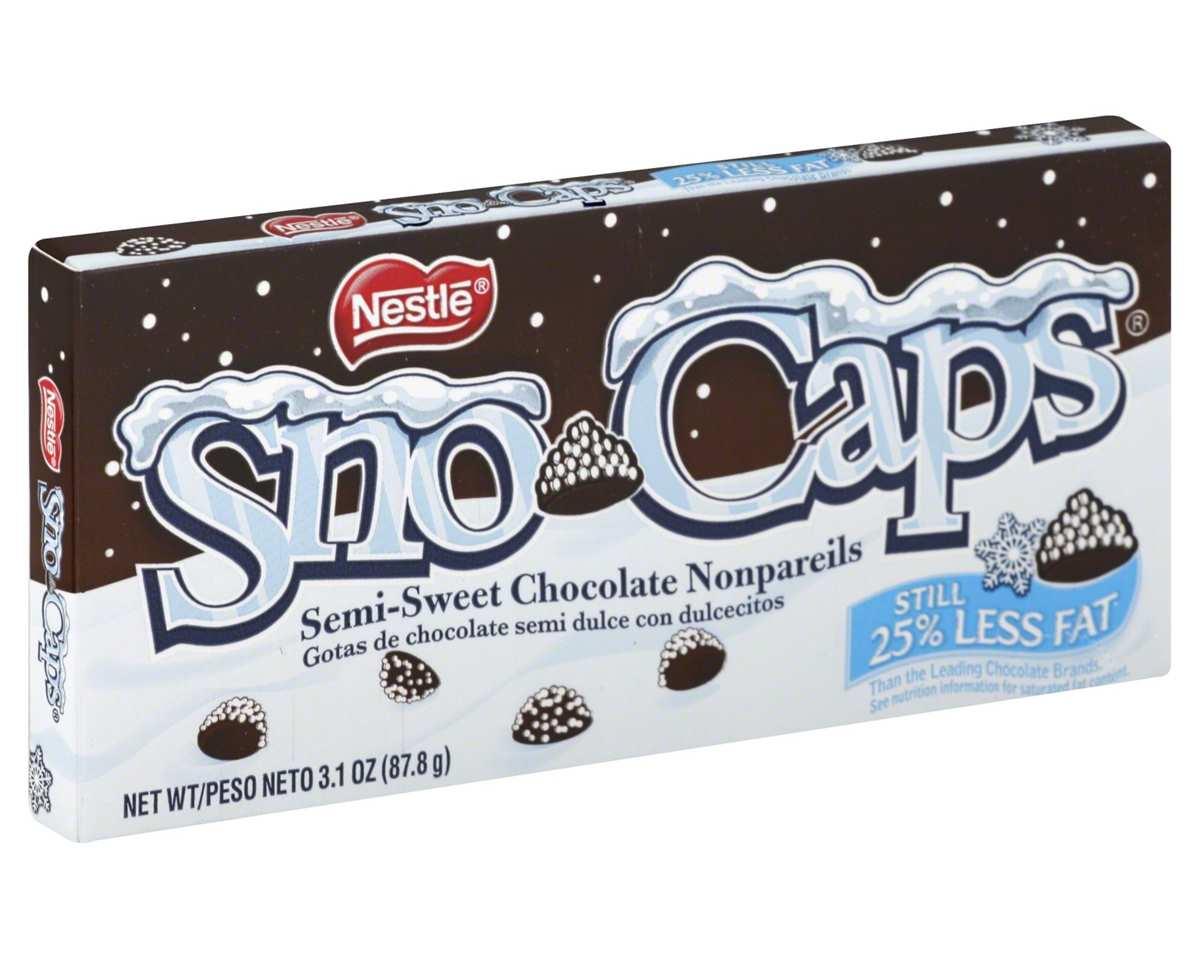 Sno Caps Theater Sized Concession Candy - 15 / Case – Candy Favorites