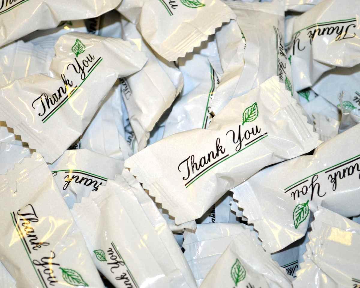 Columbina Soft Peppermint Thank You Mints - 1000 / Case – Candy Favorites