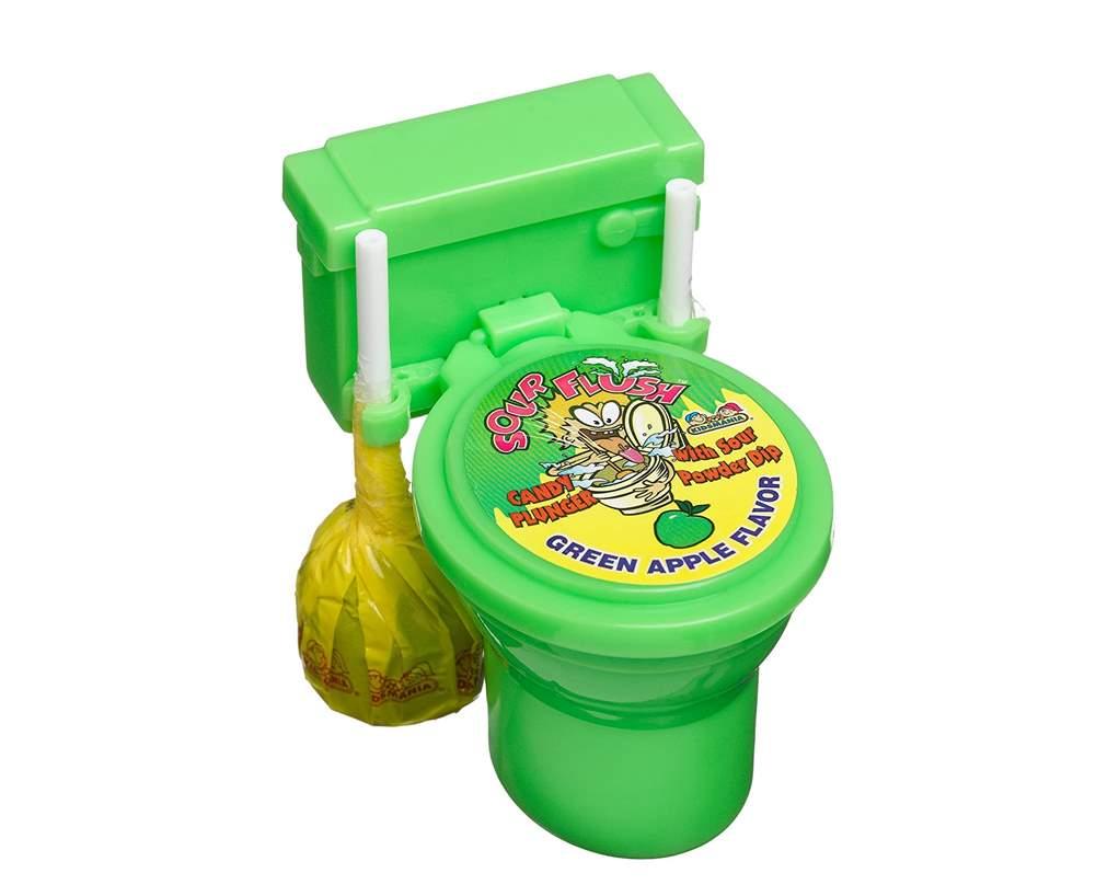 Kidsmania Sour Flush Toilet Plunger Lollipop - 12 / Box – Candy Favorites