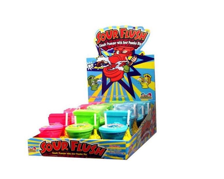 Kidsmania Sour Flush Toilet Plunger Lollipop - 12 / Box – Candy Favorites