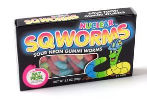 Sour Neon Gummi Worms Sqworms - Concession Theater Size – Candy Favorites