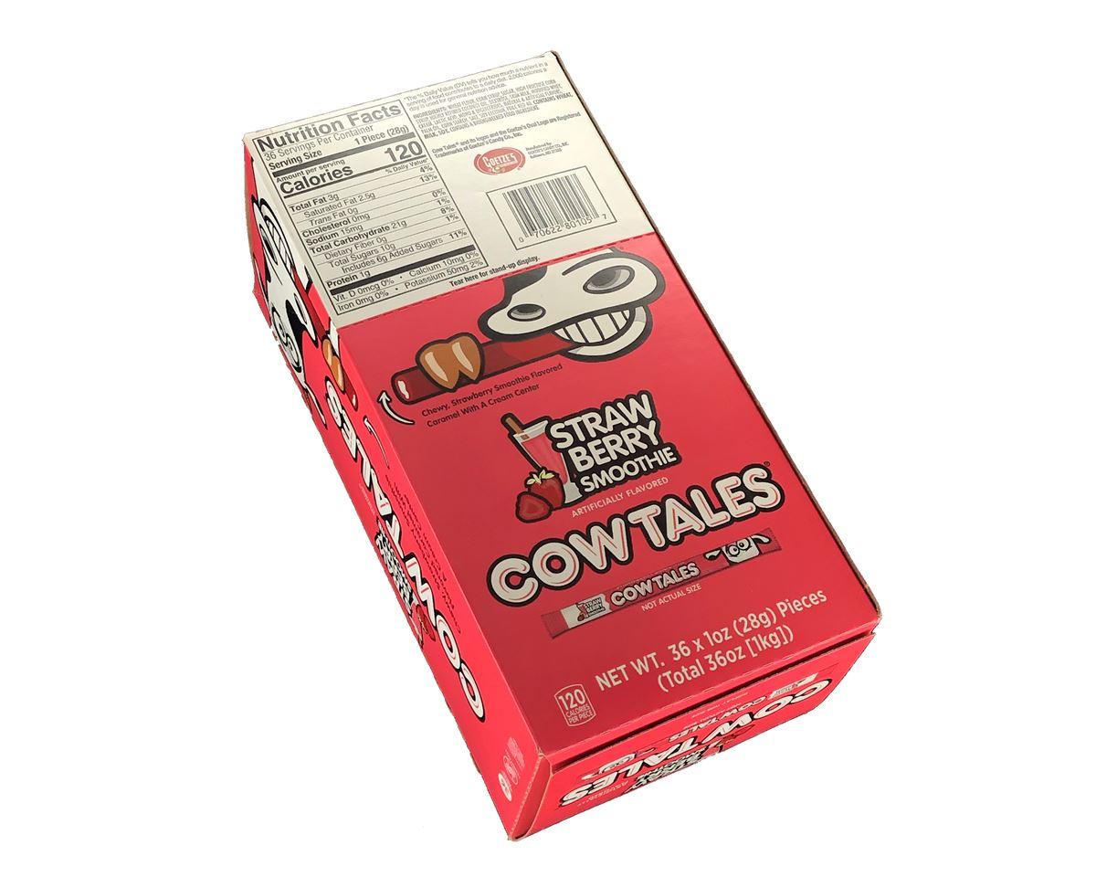 Goetze's Strawberry Smoothies 1 oz. Cow Tales - 36 / Box – Candy Favorites