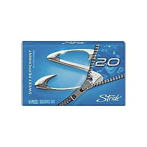 Stride Peppermint Gum - 12 / Box – Candy Favorites