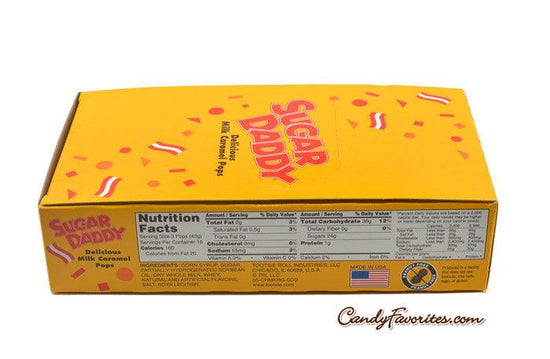 Miniature Sugar Daddy Delicious Milk Caramel Lollipops - 48 / Box ...