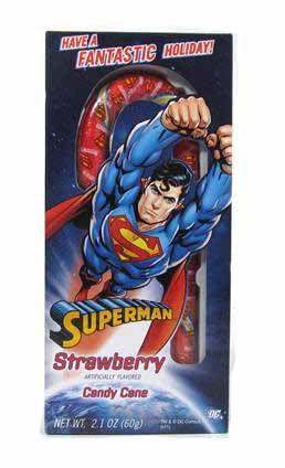 Superman Candy Cane Gift Boxes - 12 / Case – Candy Favorites