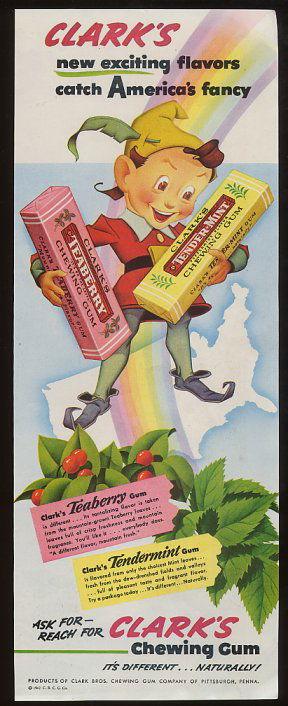 Teaberry "Refreshing" Chewing Gum - 20 / Box | Gerrit Verburg – Candy ...