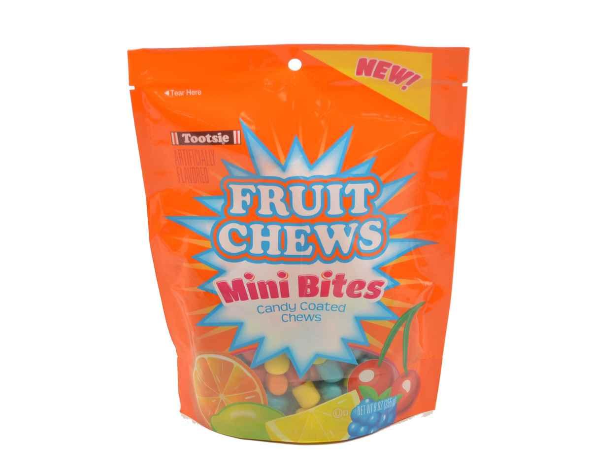 Tootsie Fruit Chew Mini Bites Candy Coated Chews 9 Ounce Bags - 3 / Box ...