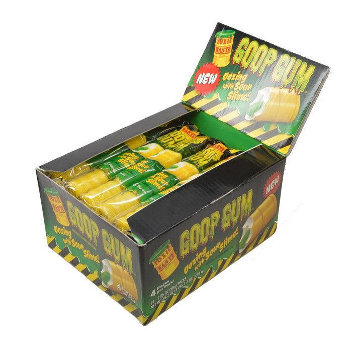 Toxic Waste Goop Gum 4 Packs - 24 / Box – Candy Favorites