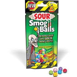 Toxic Waste Hazardously Sour Smog Balls - 12 / Box – Candy Favorites