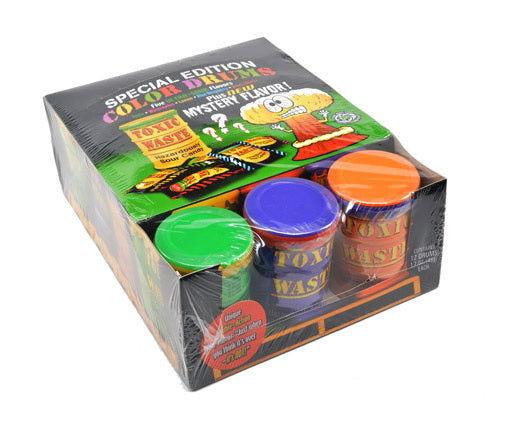 Toxic Waste Candy Flavors Toxic Waste Multi Color Drum Sour Candy 1.7